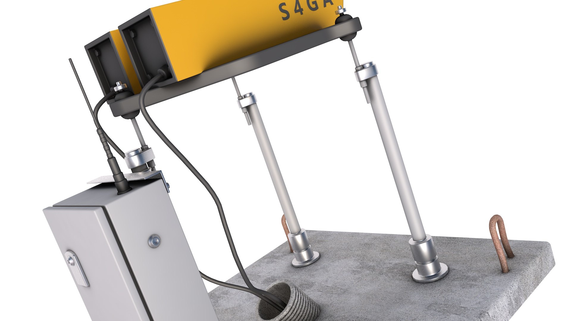 Airport Runway S4GA Indicator Lighting 3D Model - TurboSquid 2358151