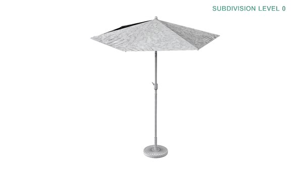 3D Patio Umbrella model - TurboSquid 1752963
