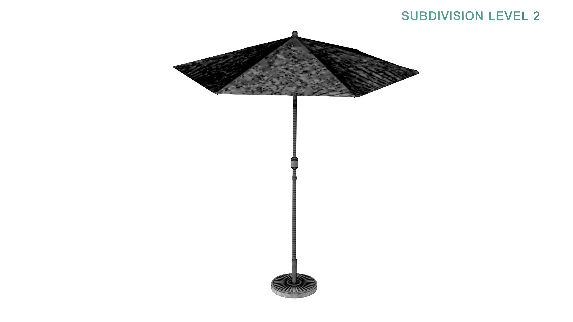 3D Patio Umbrella Model - TurboSquid 1752963