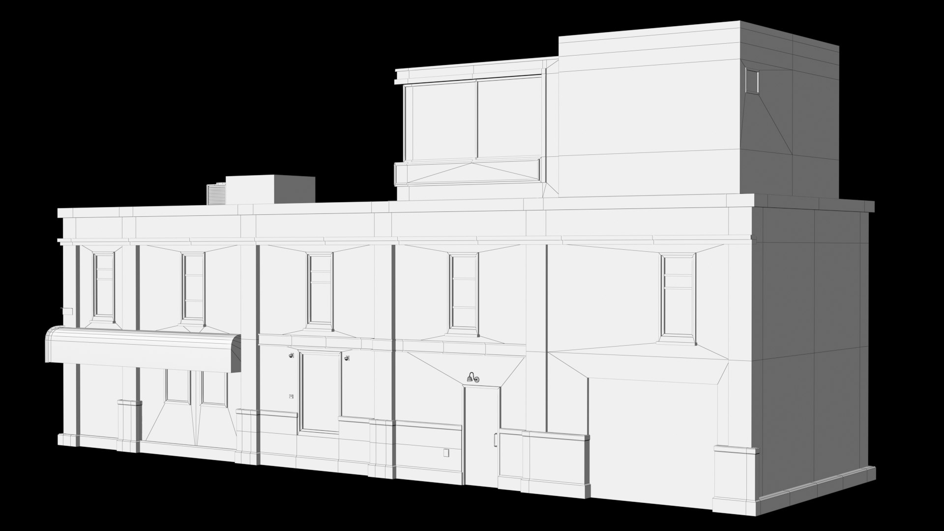 Building Pub 3D Model - TurboSquid 1771124