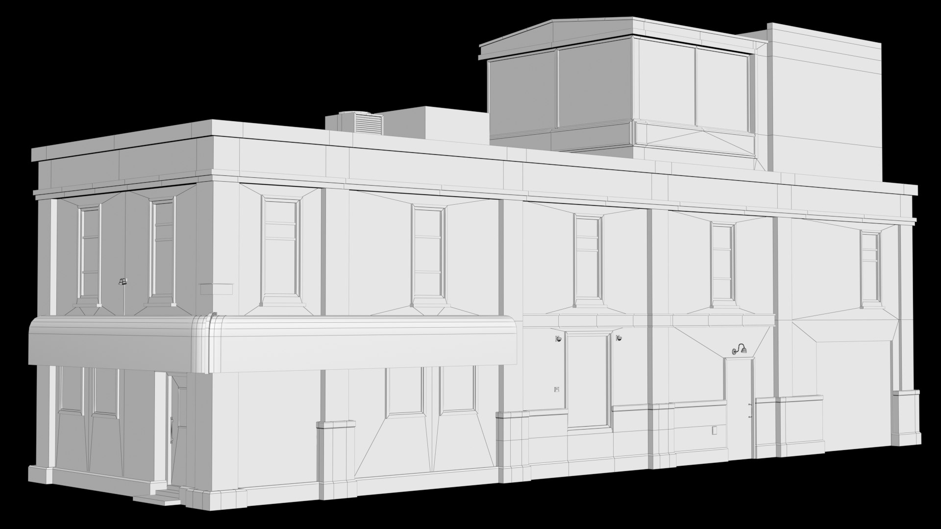 Building Pub 3D Model - TurboSquid 1771124