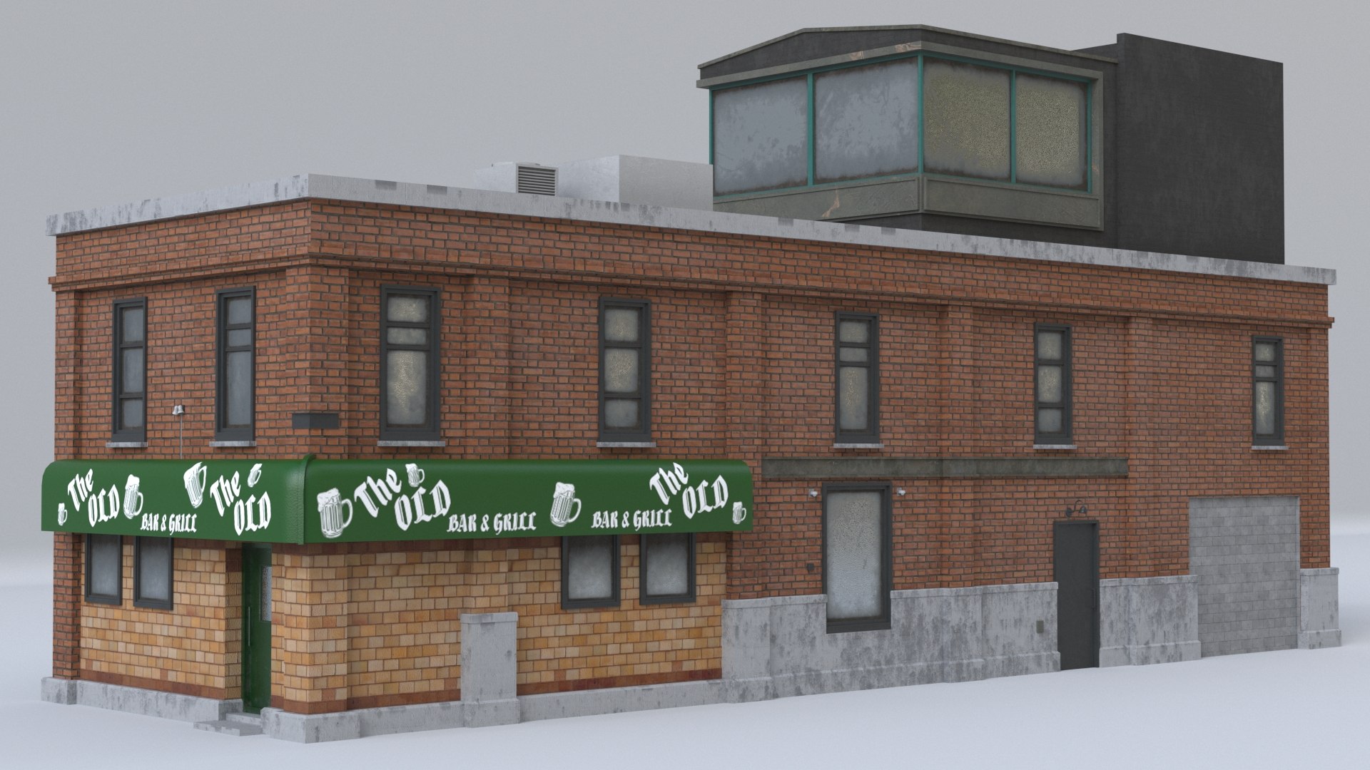 Building Pub 3D Model - TurboSquid 1771124