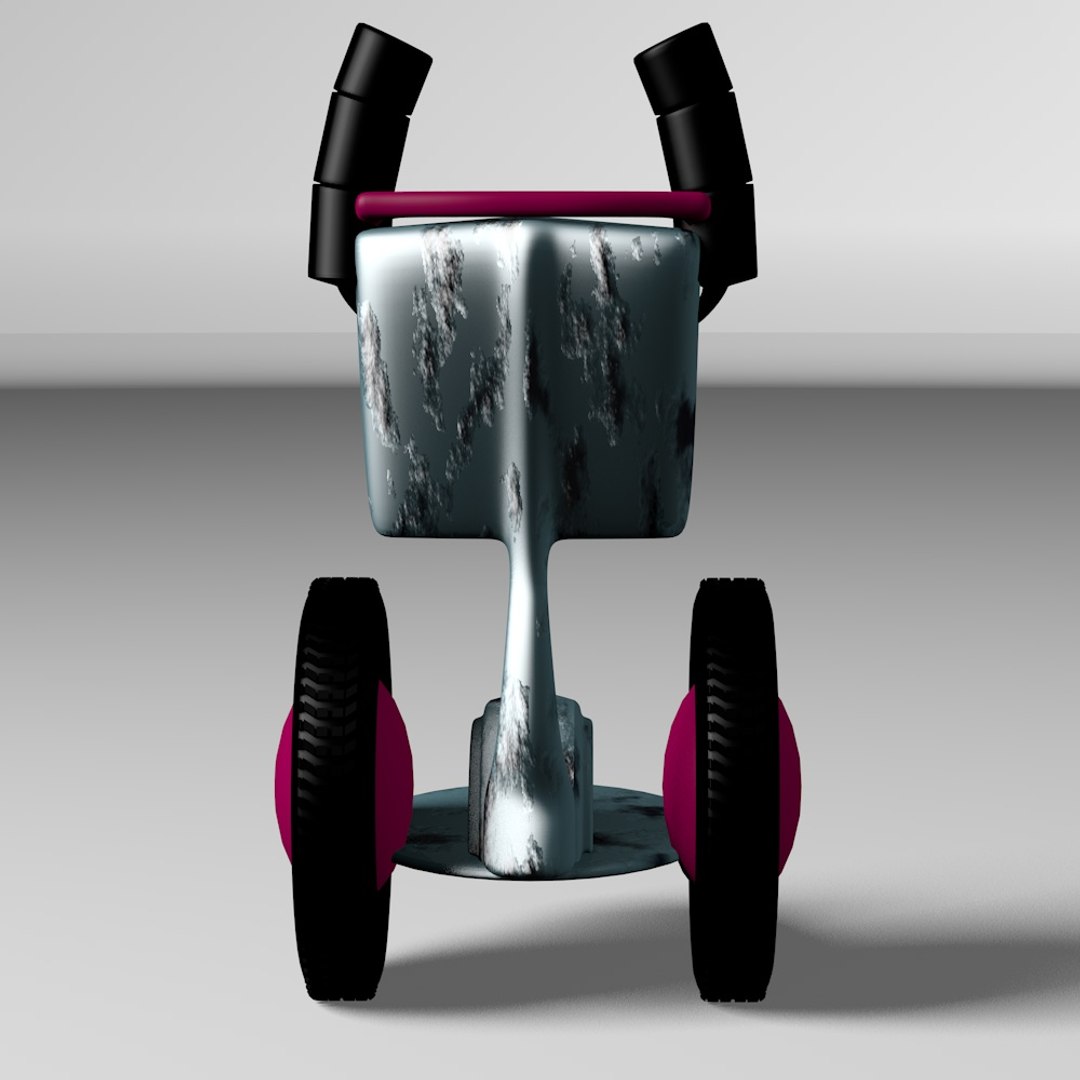 segway wheels drive 3d 3ds
