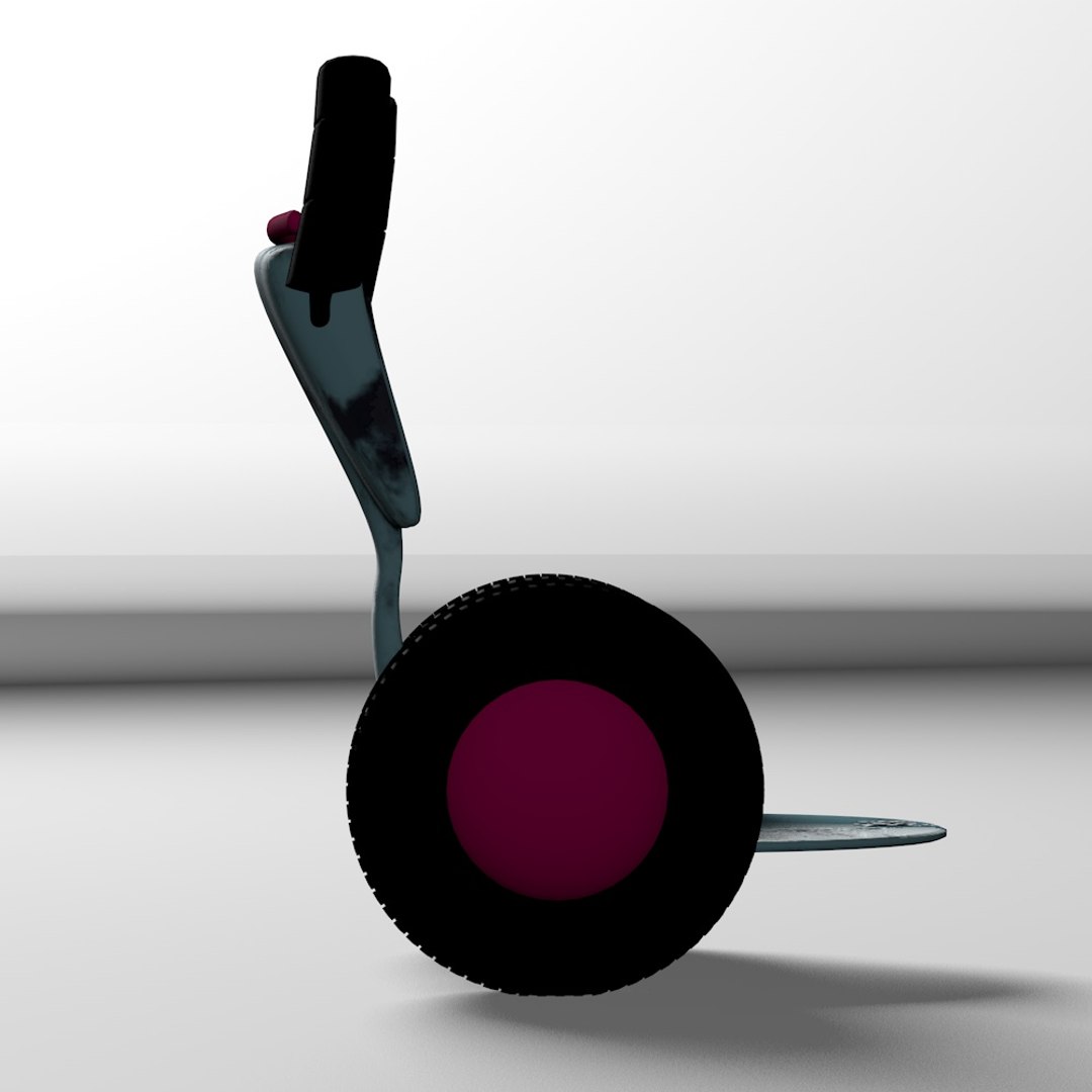 segway wheels drive 3d 3ds