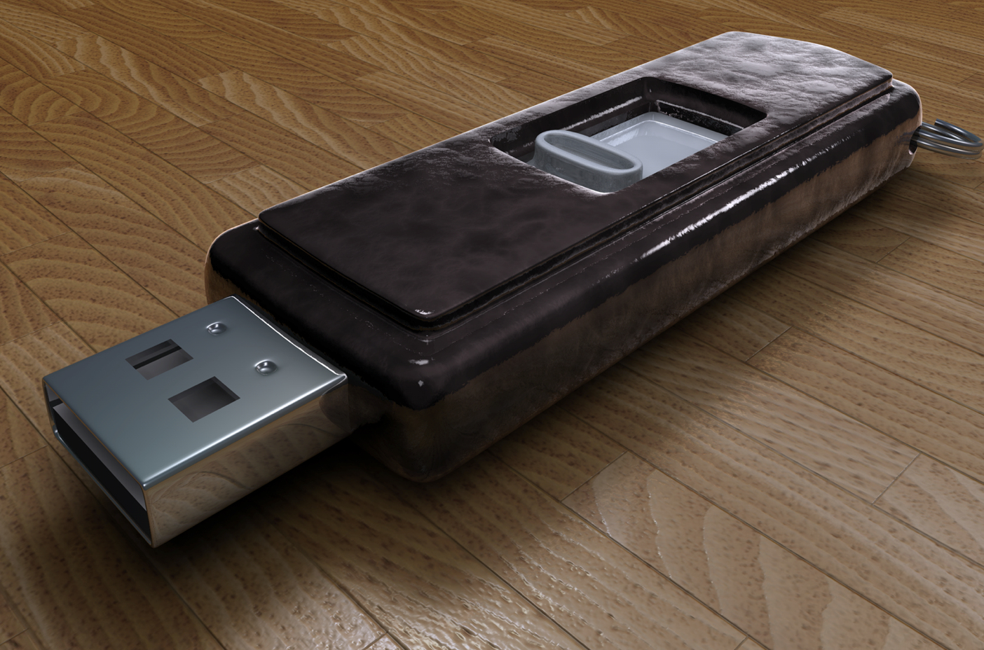 free usb drive 3d model