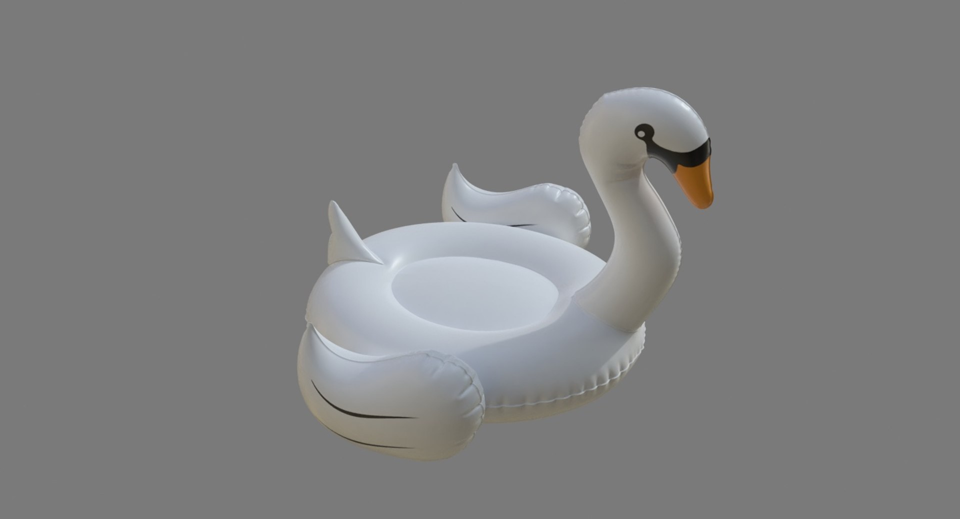 3D Realistic Float Ring Swan Model - TurboSquid 1430393