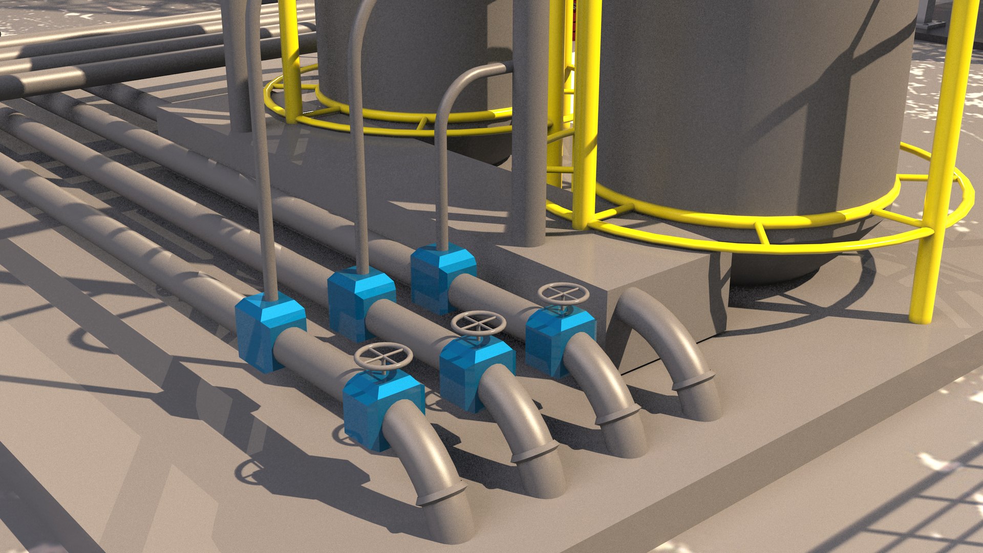 Oil Rig 3D Model - TurboSquid 1706730