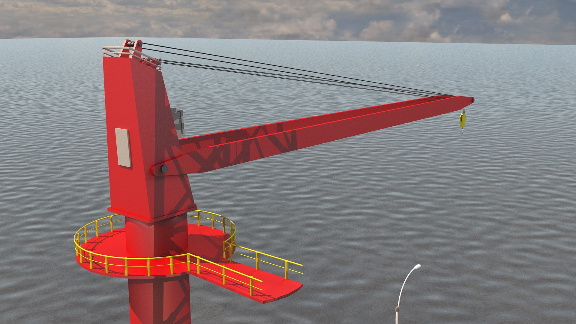 Oil Rig 3D Model - TurboSquid 1706730