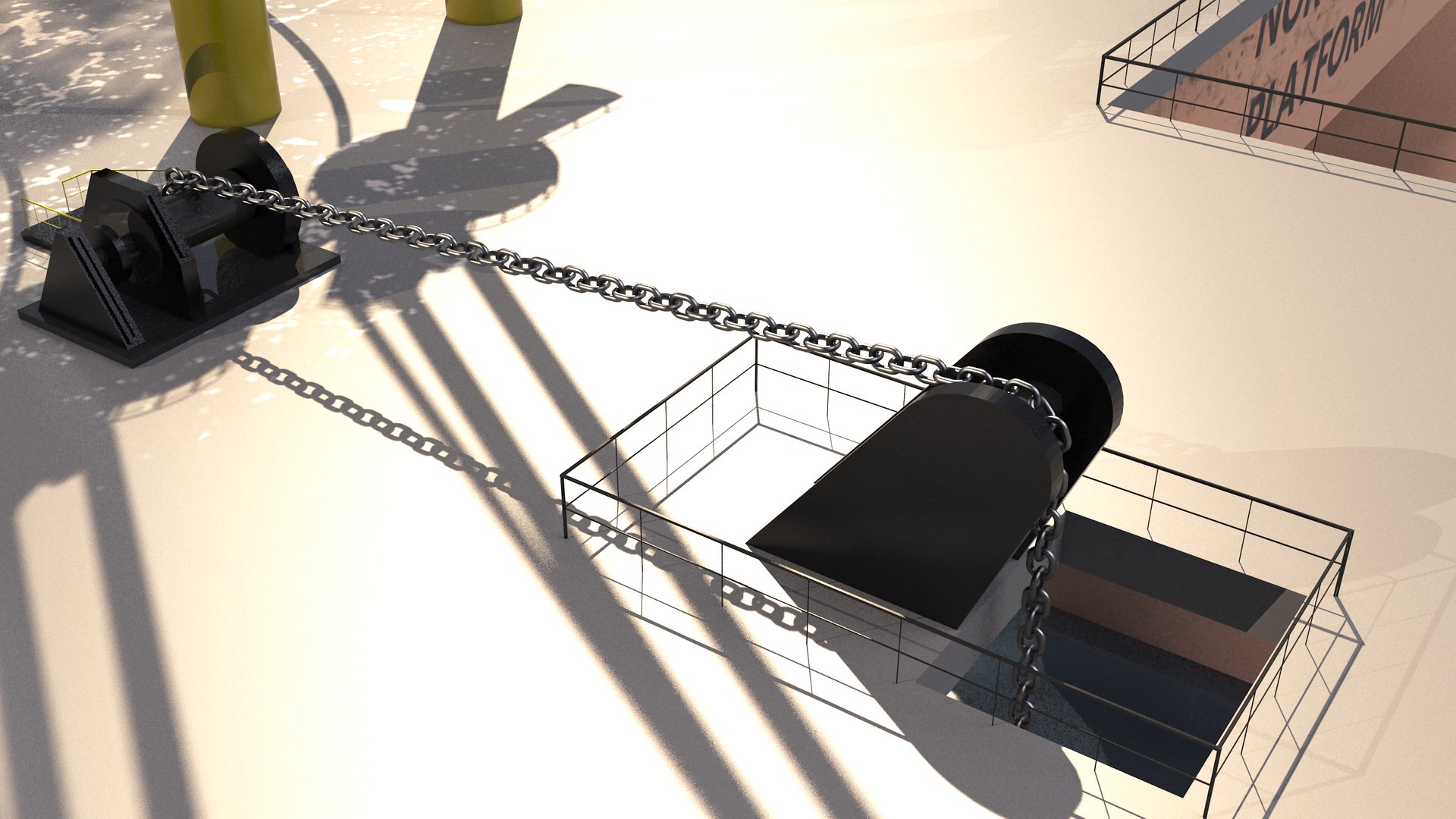 Oil Rig 3D Model - TurboSquid 1706730