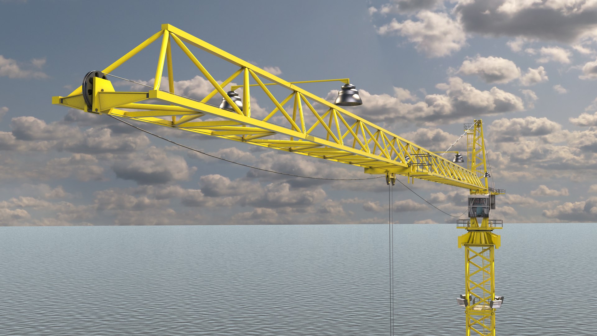 Oil Rig 3D Model - TurboSquid 1706730