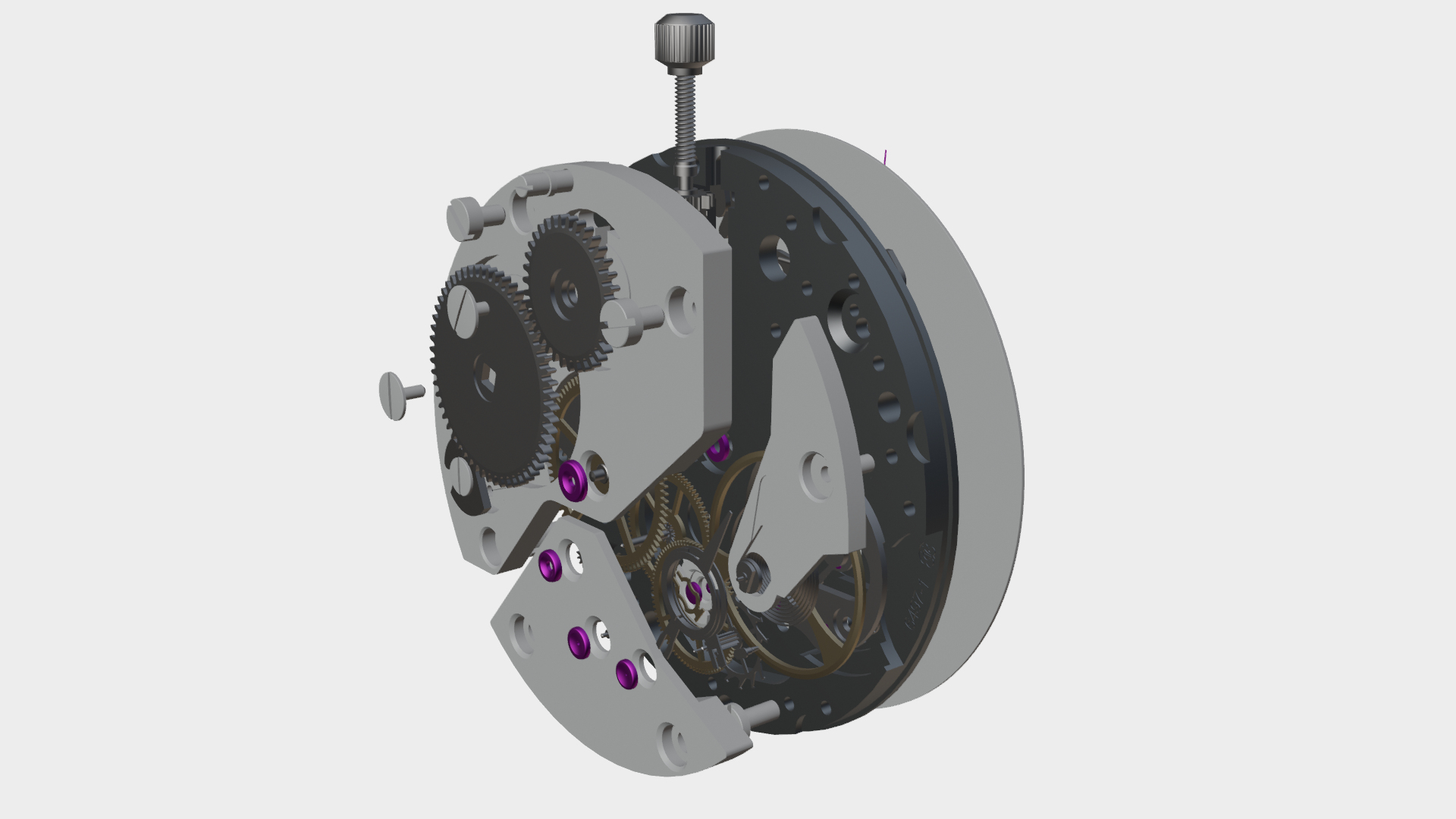 3D Mechanical Watch Body - TurboSquid 2145525