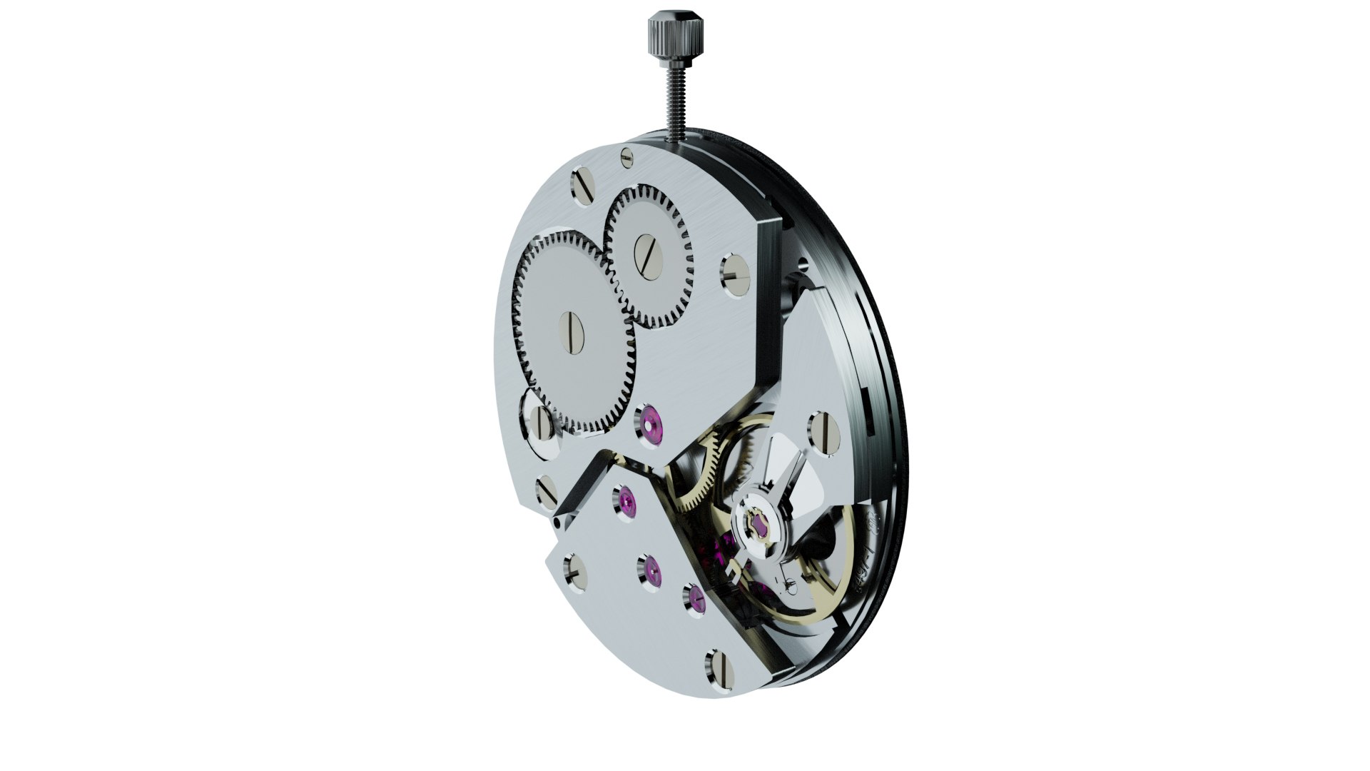 3D Mechanical Watch Body - TurboSquid 2145525