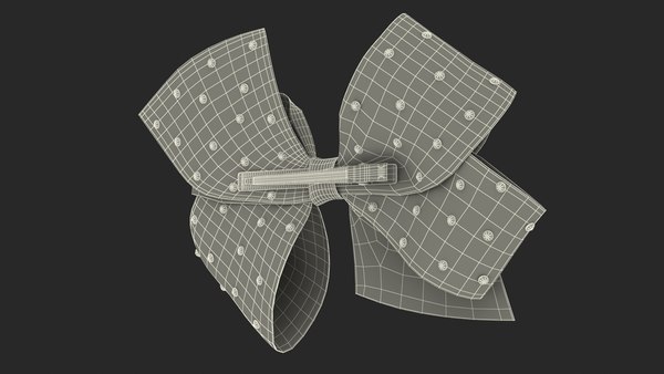 3D model Fashion Accessories Bowtie and Hair Bows Collection 2 ...