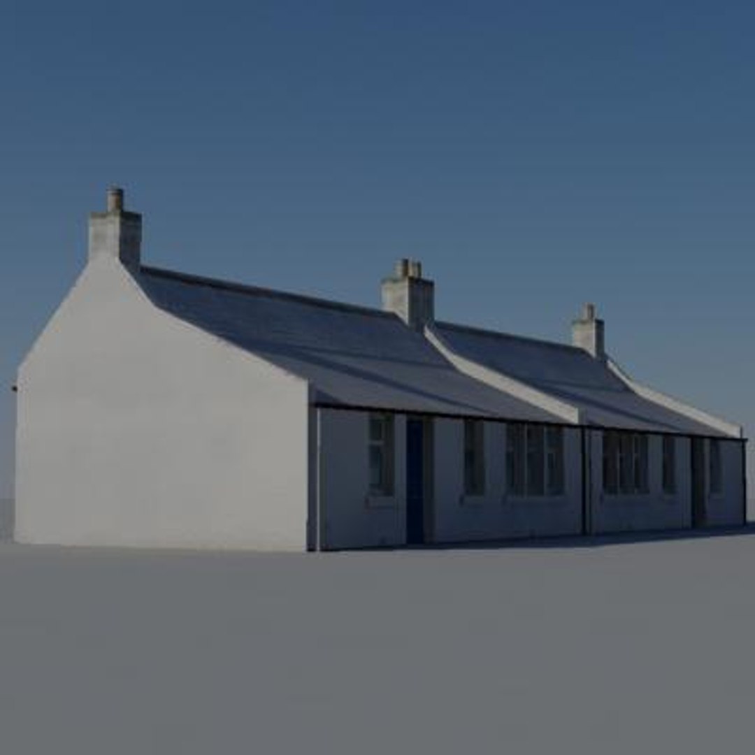 3d 3ds Cottages Building