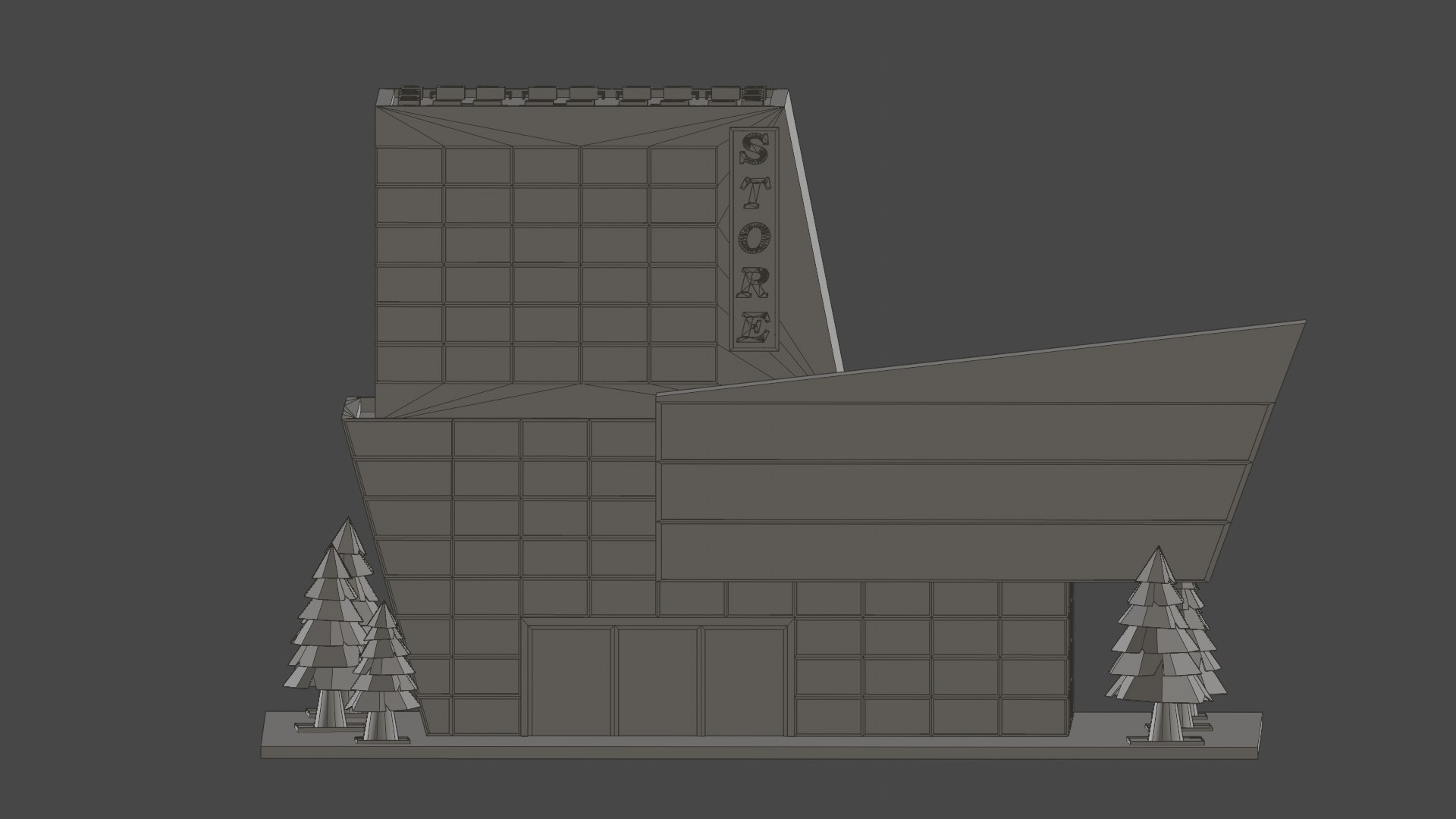 3D Model Cartoon Store 01 - TurboSquid 1904283