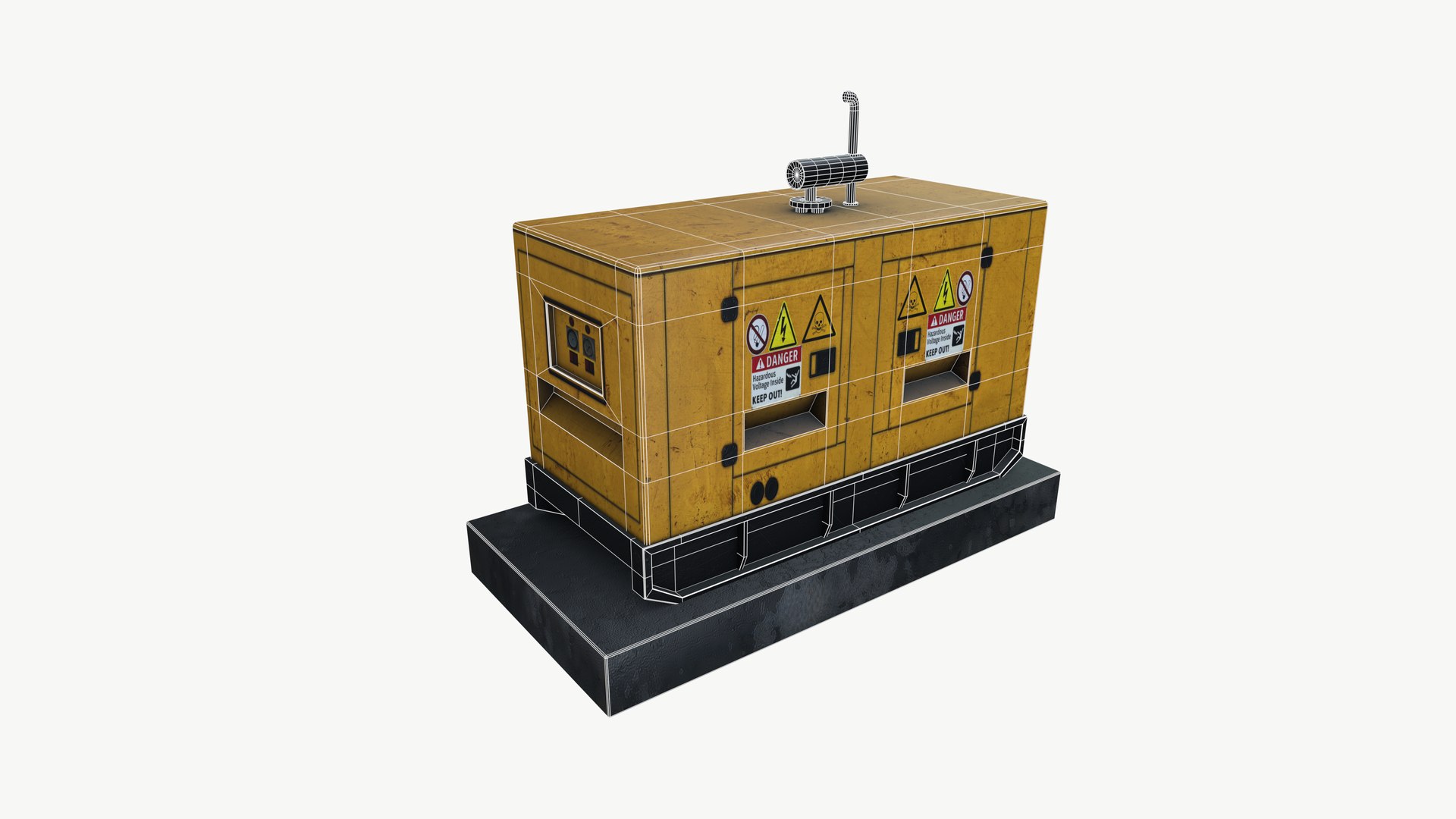 Standby Generator 3D Model - TurboSquid 2391888