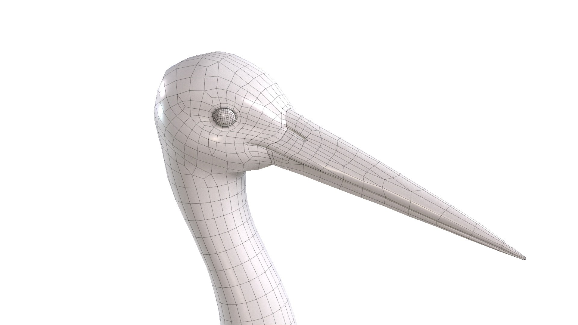 White Stork 3D Model - TurboSquid 1909075