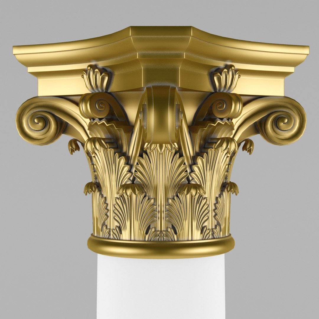 3d Model Classical Column