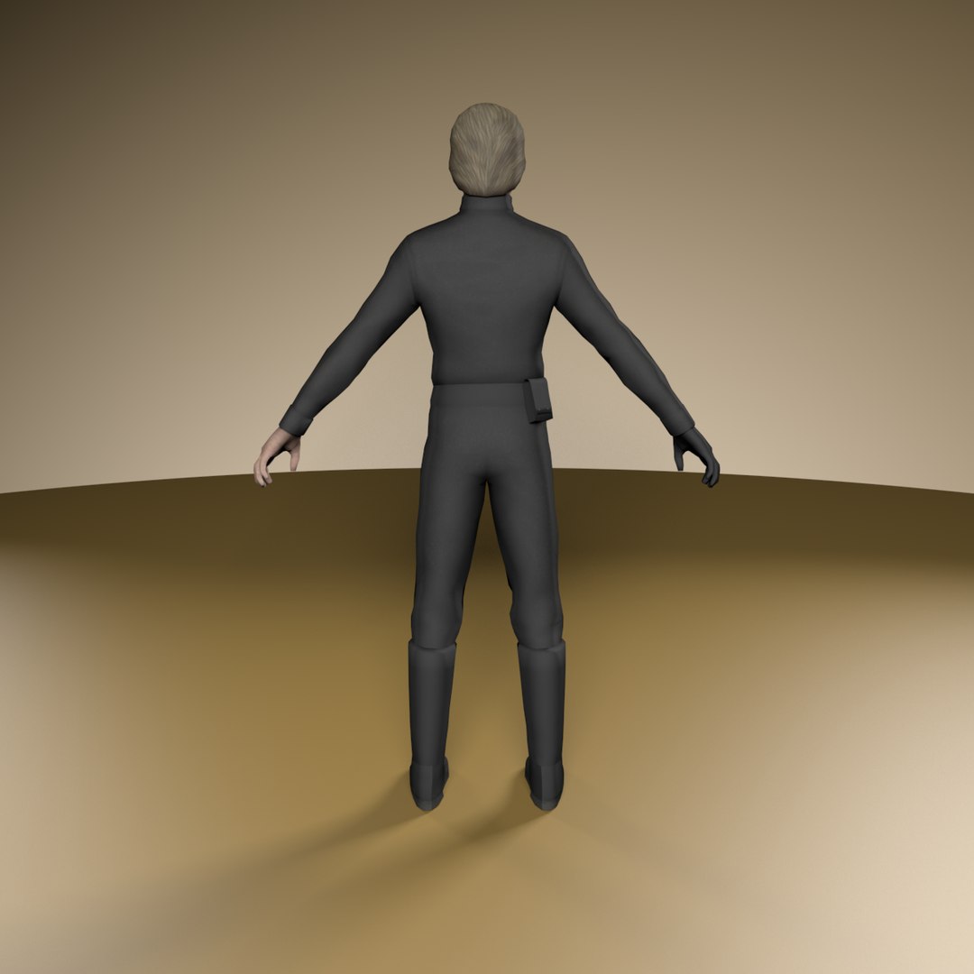 3d Luke Skywalker Model