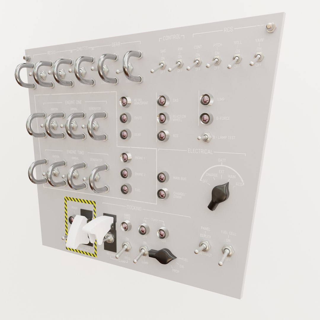 3D Model Control Panel - TurboSquid 1443221