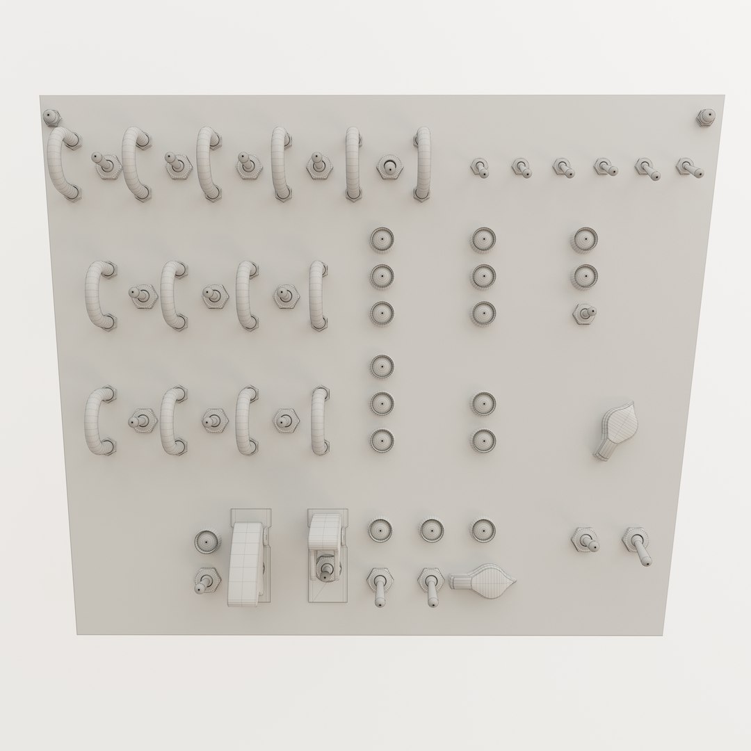 3D Model Control Panel - TurboSquid 1443221
