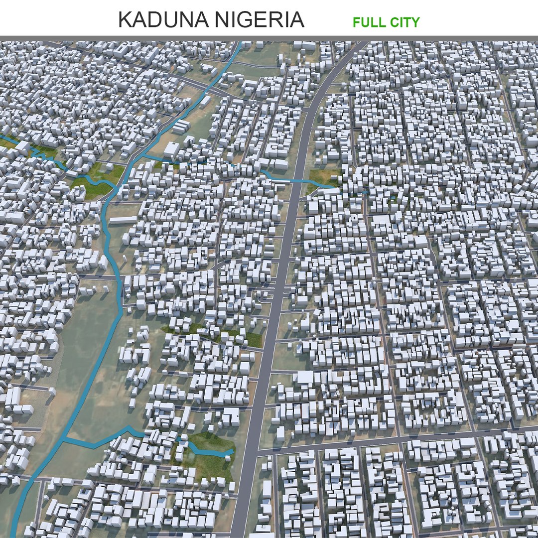 3D Kaduna Nigeria - TurboSquid 2100249