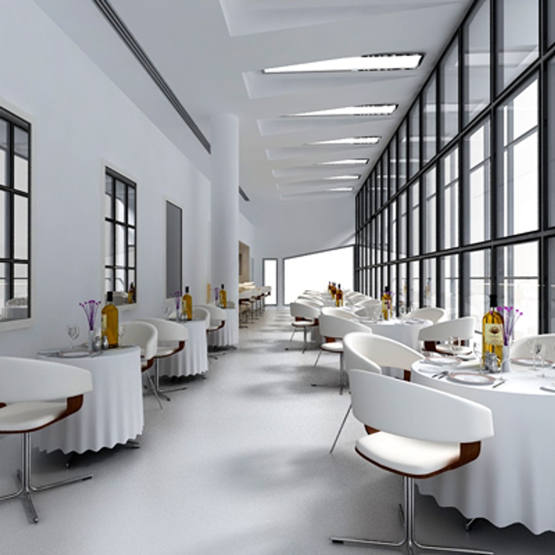 Restaurant Bar 3d Max