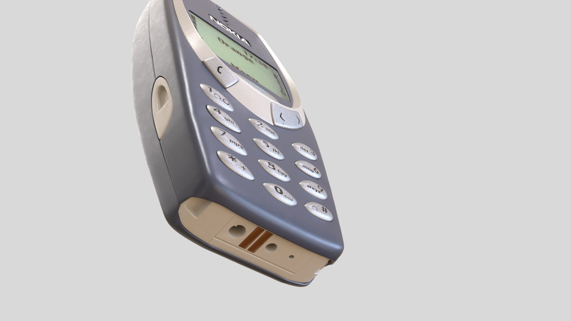 3D Nokia 3310 Classic Color Theme - TurboSquid 2210151