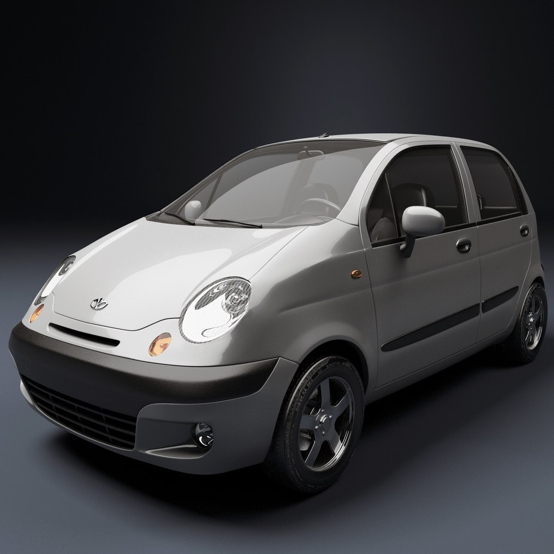 daewoo matiz 3d model
