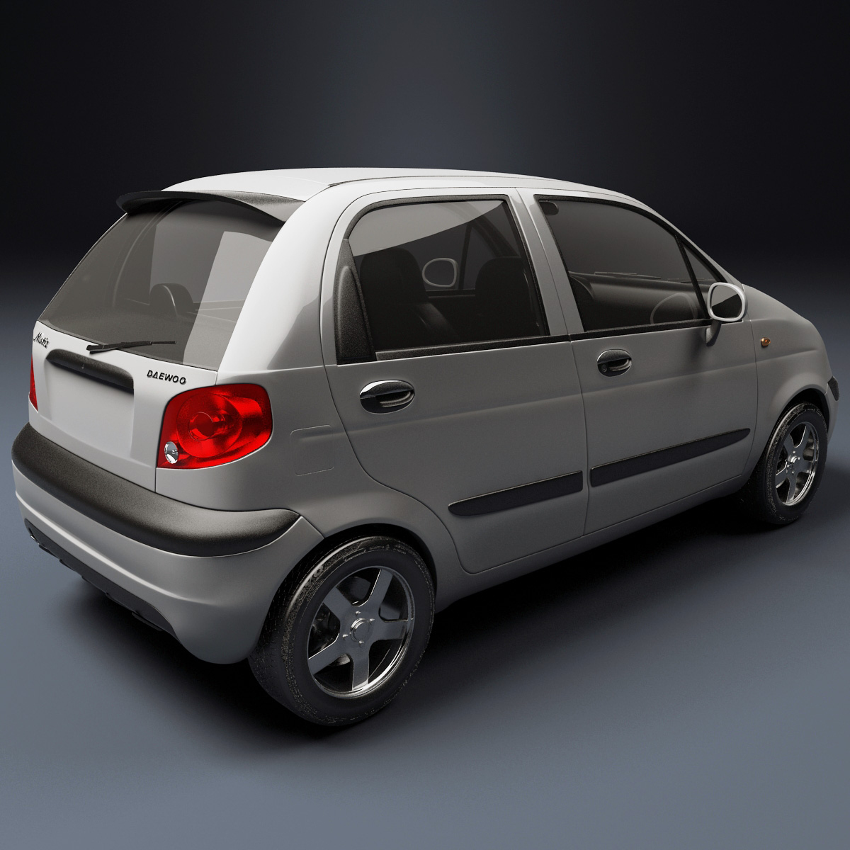 daewoo matiz 3d model