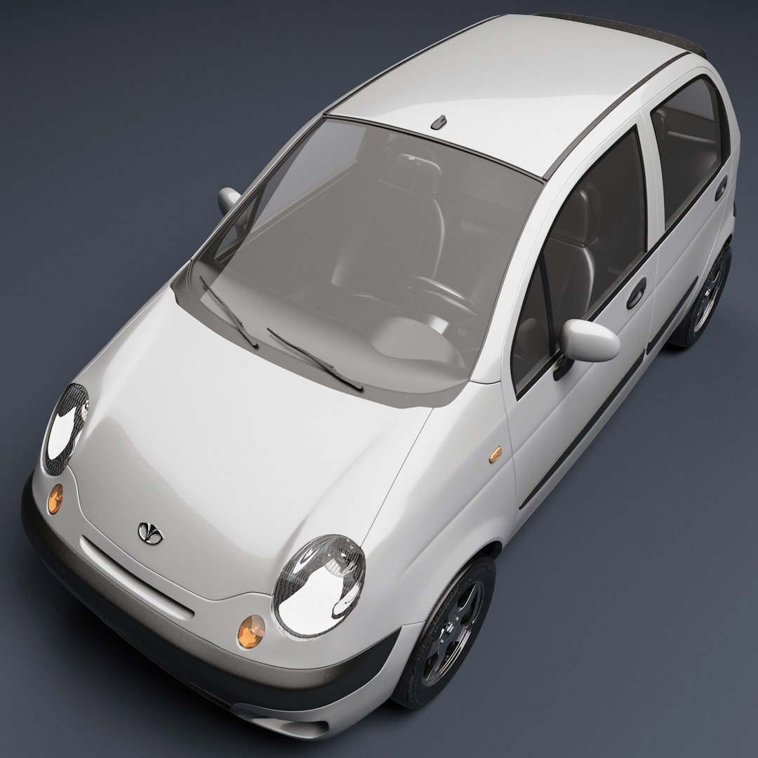 daewoo matiz 3d model