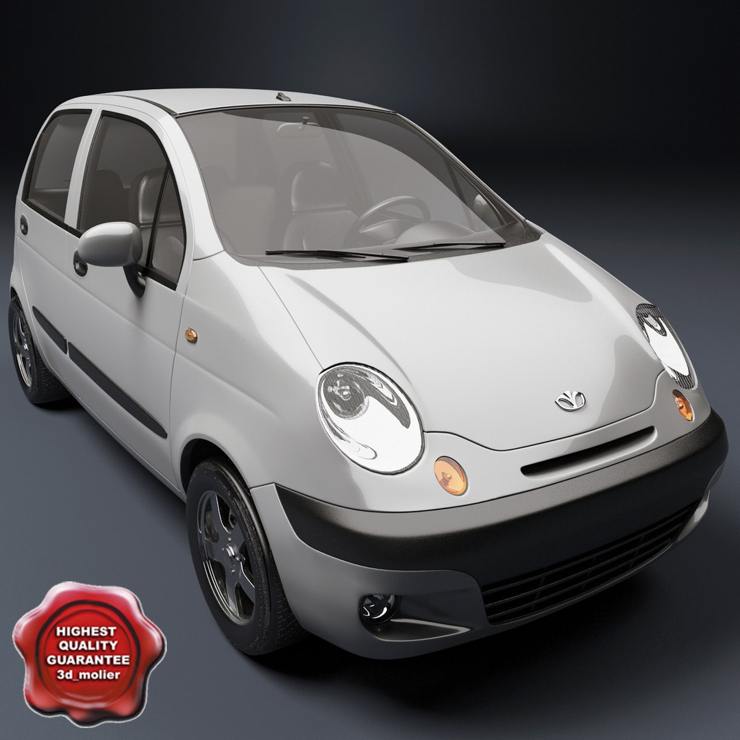 daewoo matiz 3d model