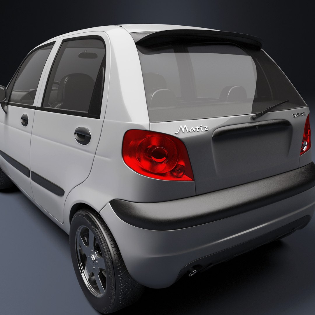 daewoo matiz 3d model