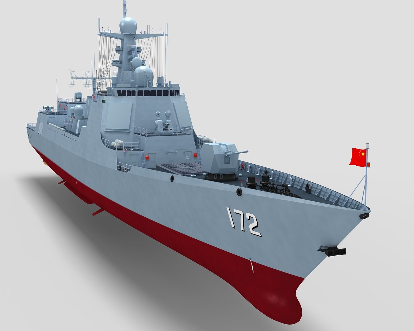Chinese Type 052d Destroyer Model - TurboSquid 1153716