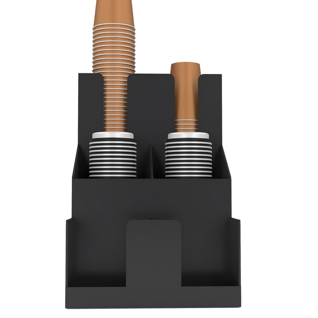 Cups Organizer Dispenser 3D Model - TurboSquid 2515412