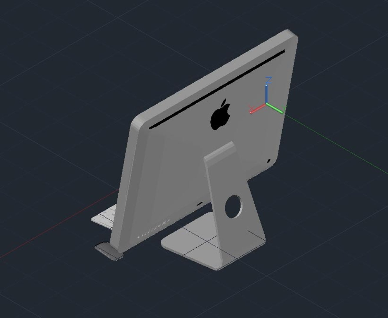 Imac 21 3d Dwg