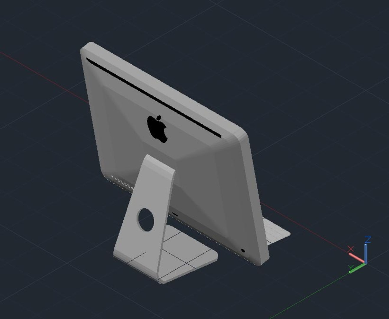 Imac 21 3d Dwg