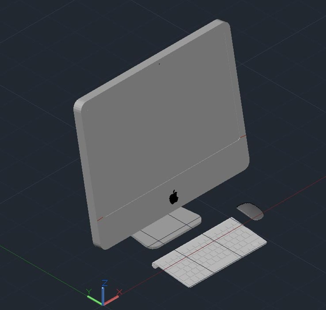 Imac 21 3d Dwg