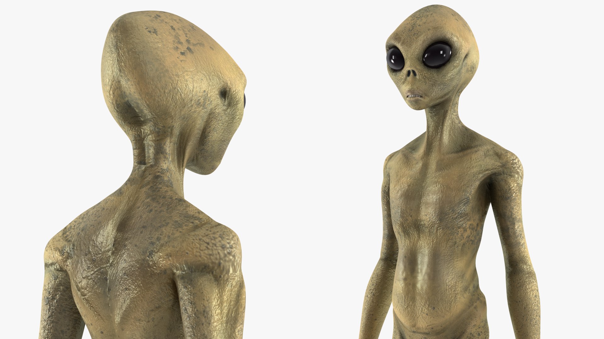 3D Standing Humanoid Alien model - TurboSquid 1871144