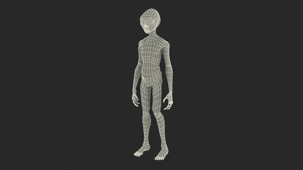 3D Standing Humanoid Alien model - TurboSquid 1871144