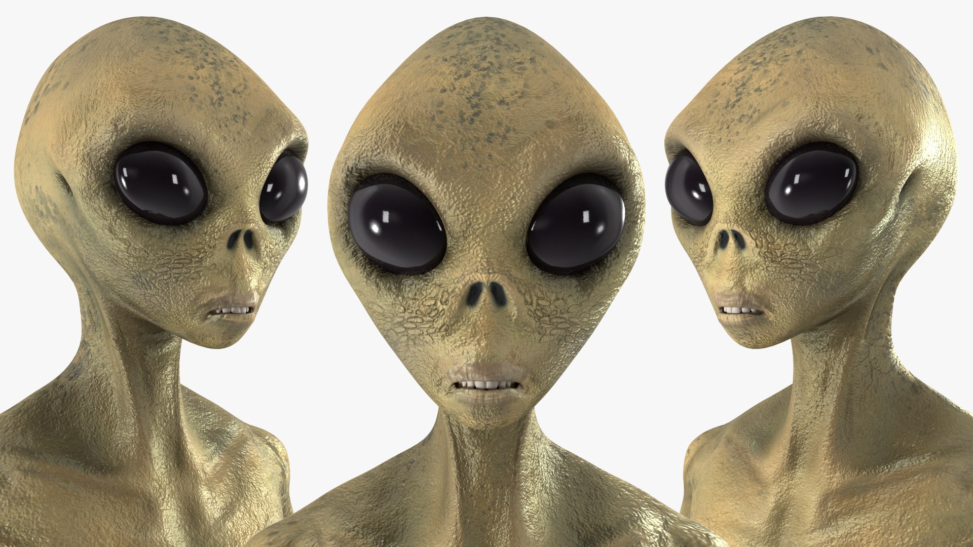 3D Standing Humanoid Alien model - TurboSquid 1871144