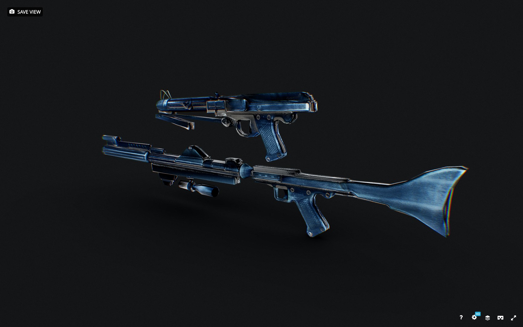 Star Wars Clone Trooper Guns DC-15A 3D Model - TurboSquid 1887233