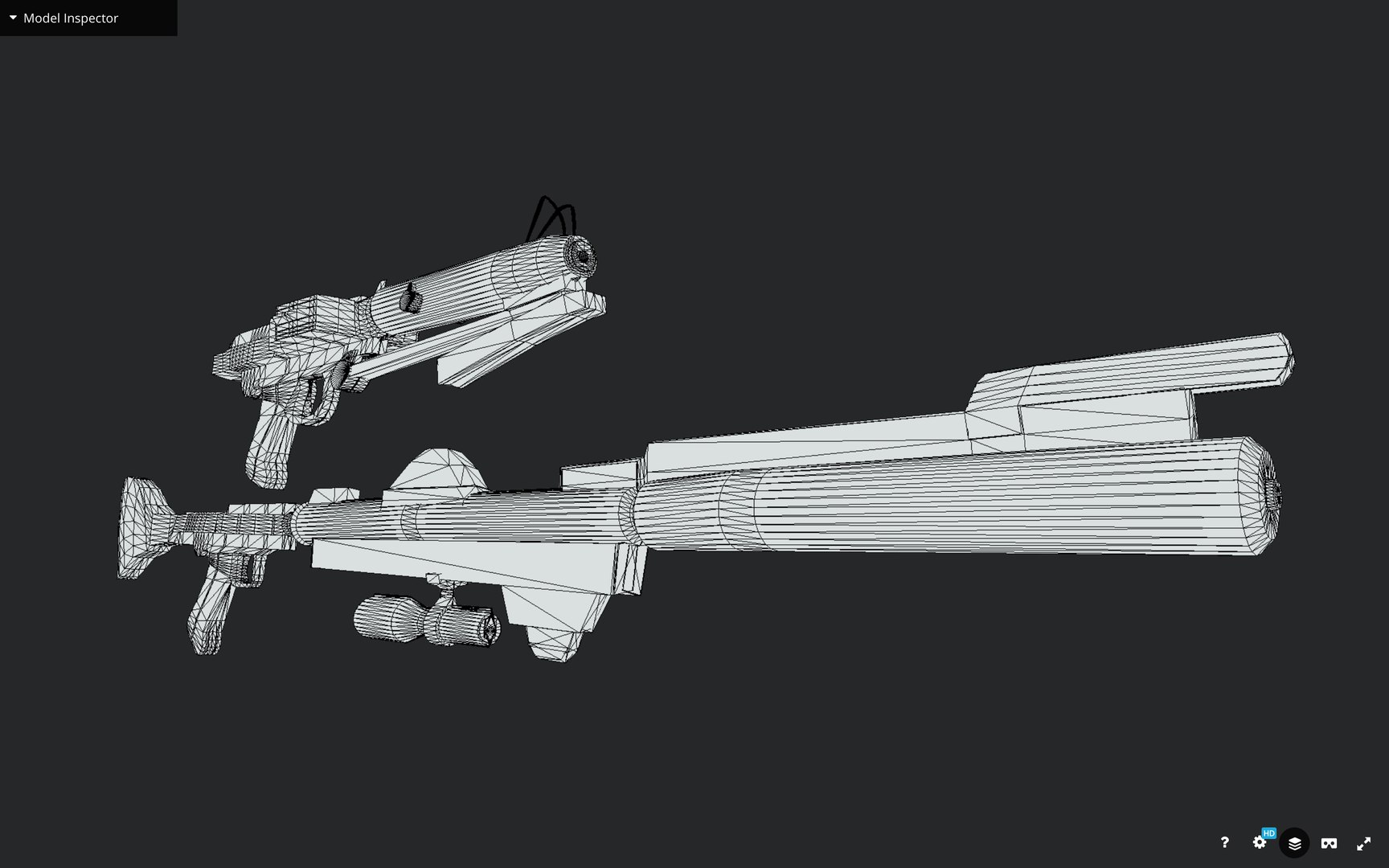 Star Wars Clone Trooper Guns DC-15A 3D Model - TurboSquid 1887233
