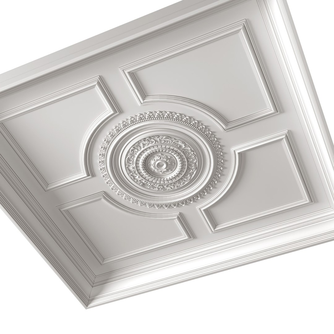 Ceiling In Classic Style 3D - TurboSquid 1950215
