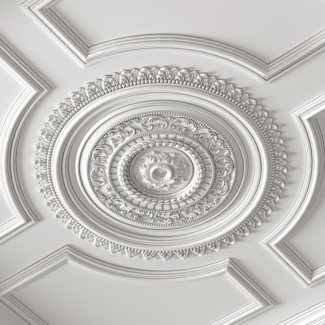 Ceiling In Classic Style 3D - TurboSquid 1950215