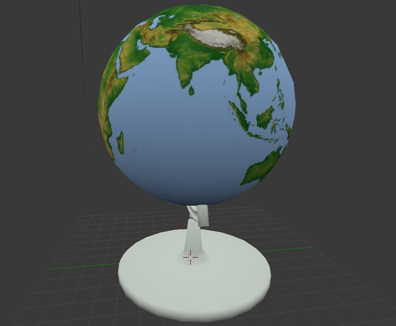 World Globe Obj