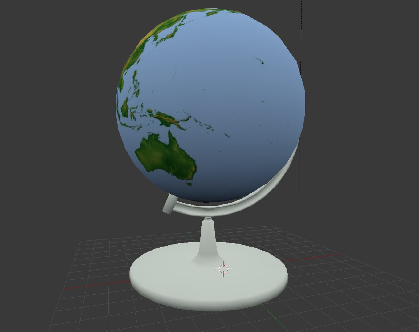 World Globe Obj