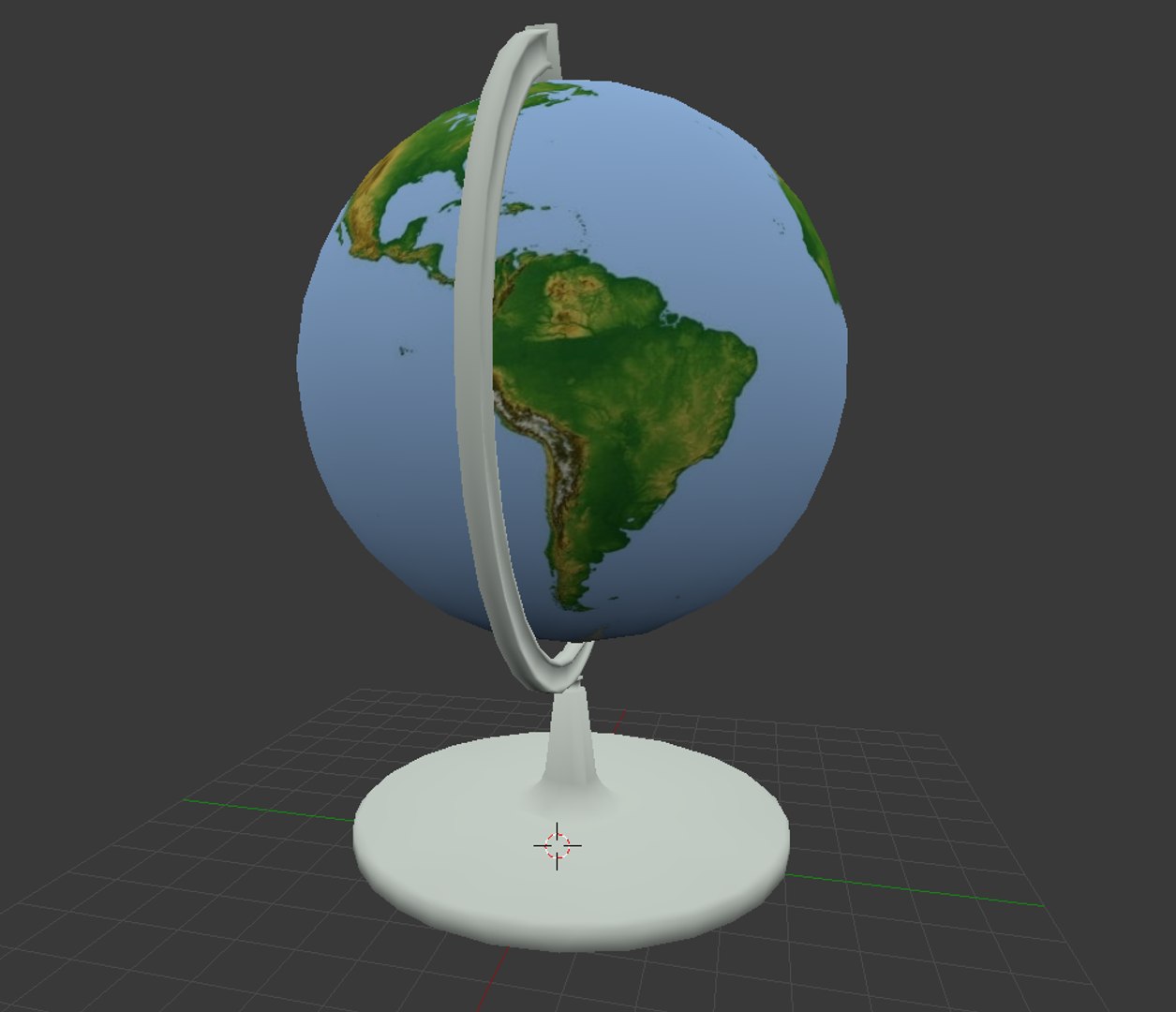 World Globe Obj