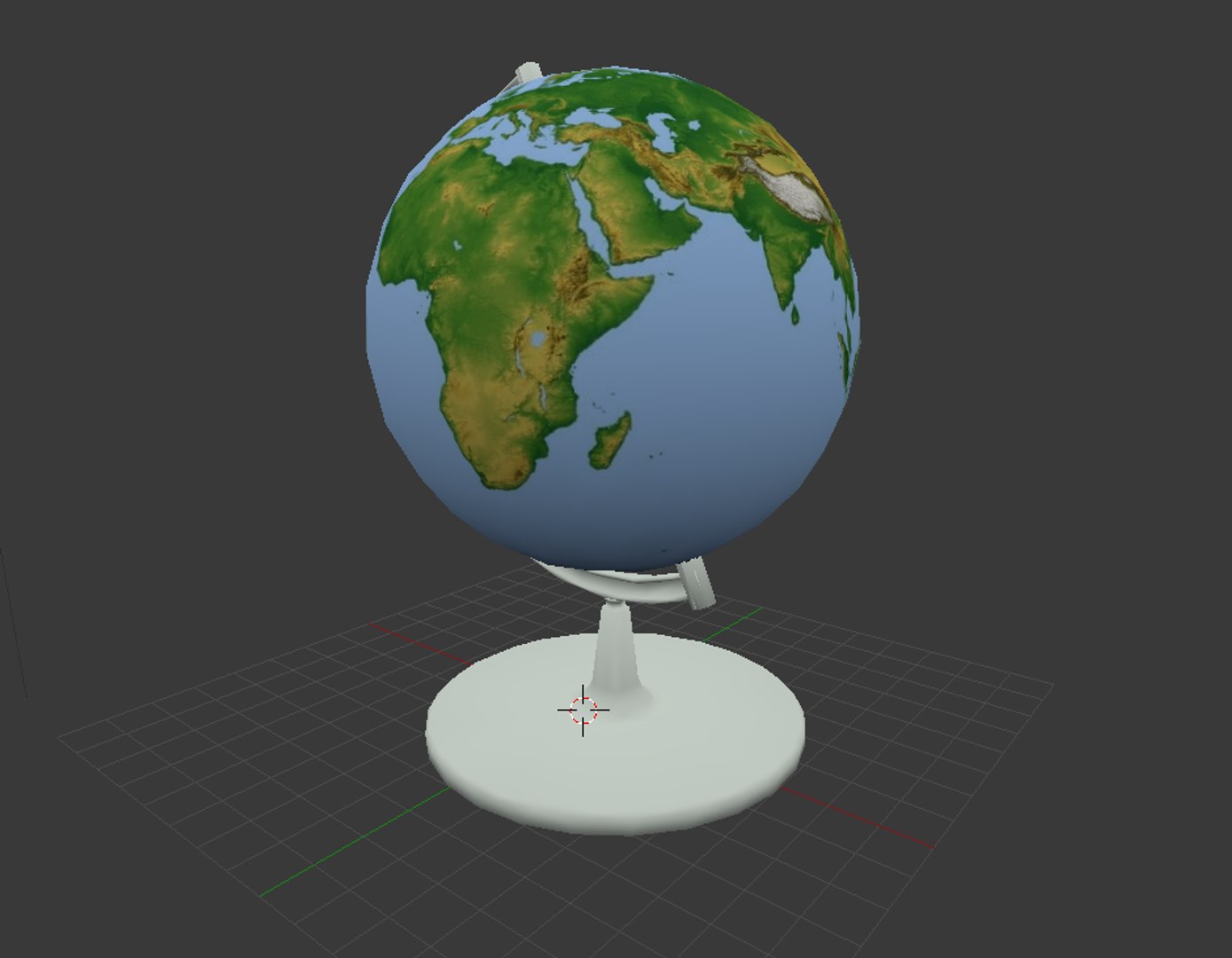 World Globe Obj
