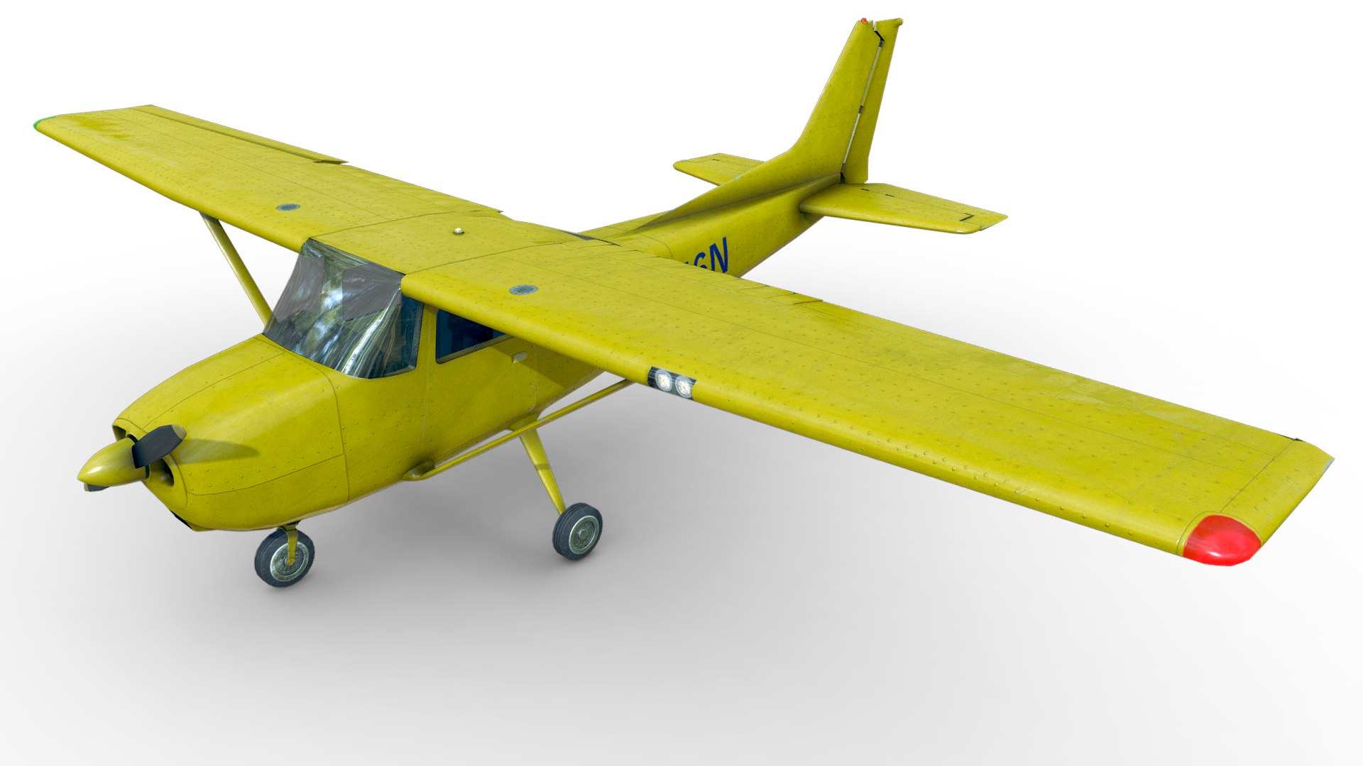 Light Airplane 3D Model - TurboSquid 2096182